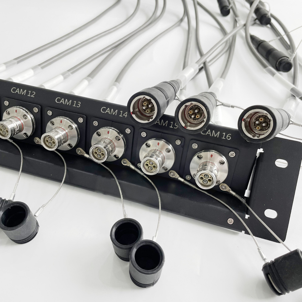 HDTV fiber connector 3K 93c FUW PUW Camera and Broadcasting SMPTA Hybr ...