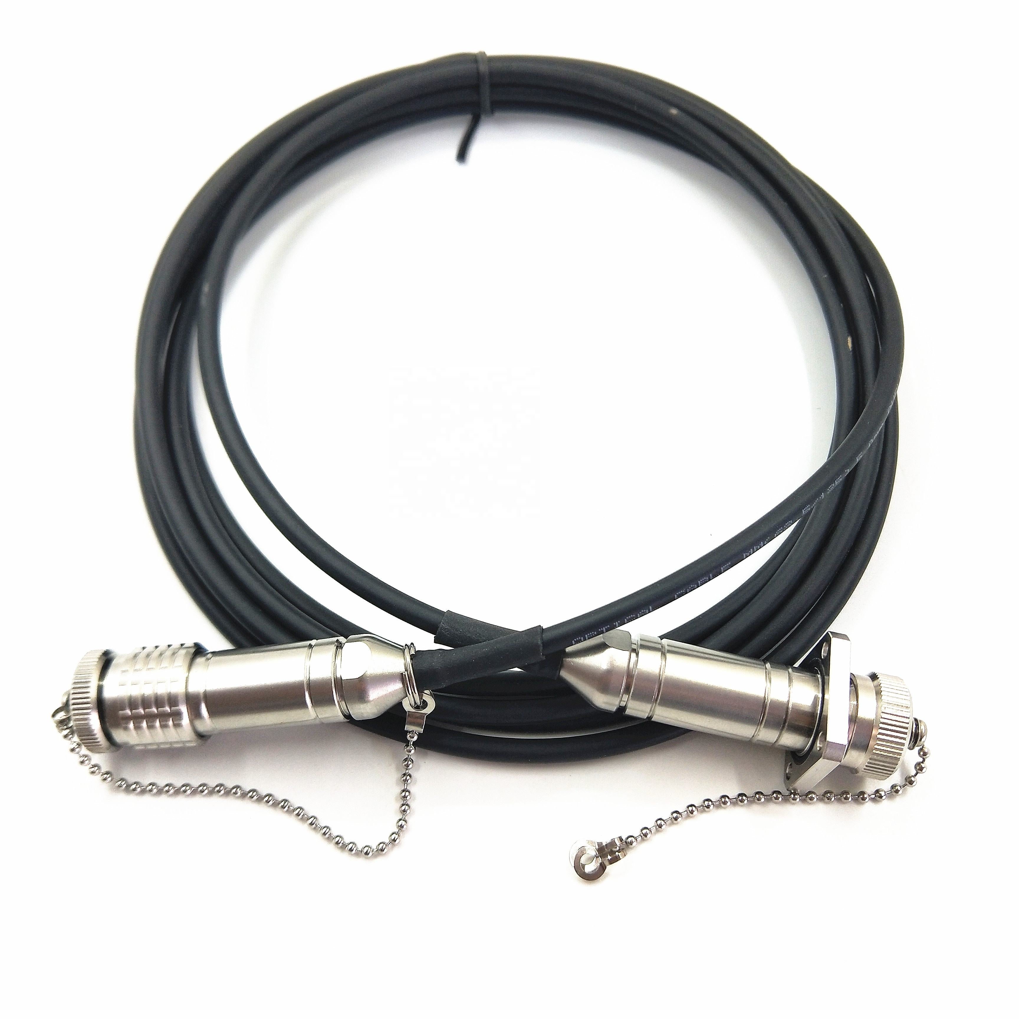 Outdoor ODC Waterproof Tactical Fiber Cable Connector ODC 2/4 Cores Pl ...