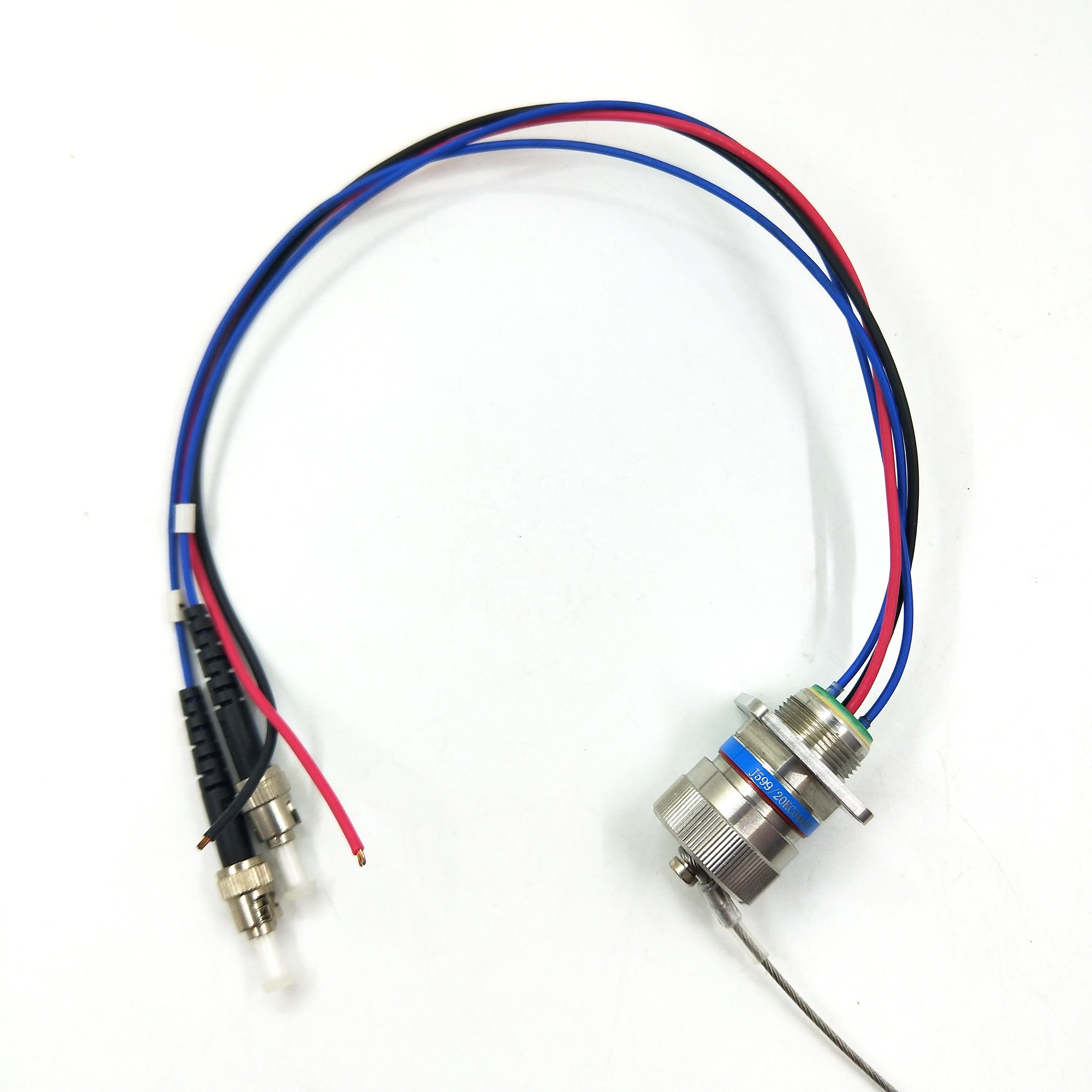 Outdoor Waterproof Hybrid Connector Fiber and Power D38999 Optical Fib ...